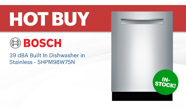 Bosch - 50 dBA Built In Dishwasher in Stainless - SHEM3AY55N