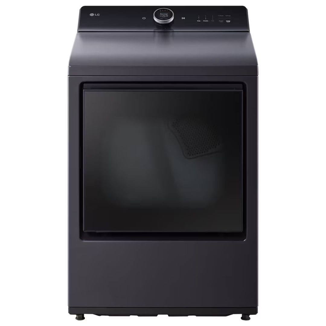 LG - 7.3 cu. Ft Electric Dryer With EasyLoad in Graphite - DLEX8600BE