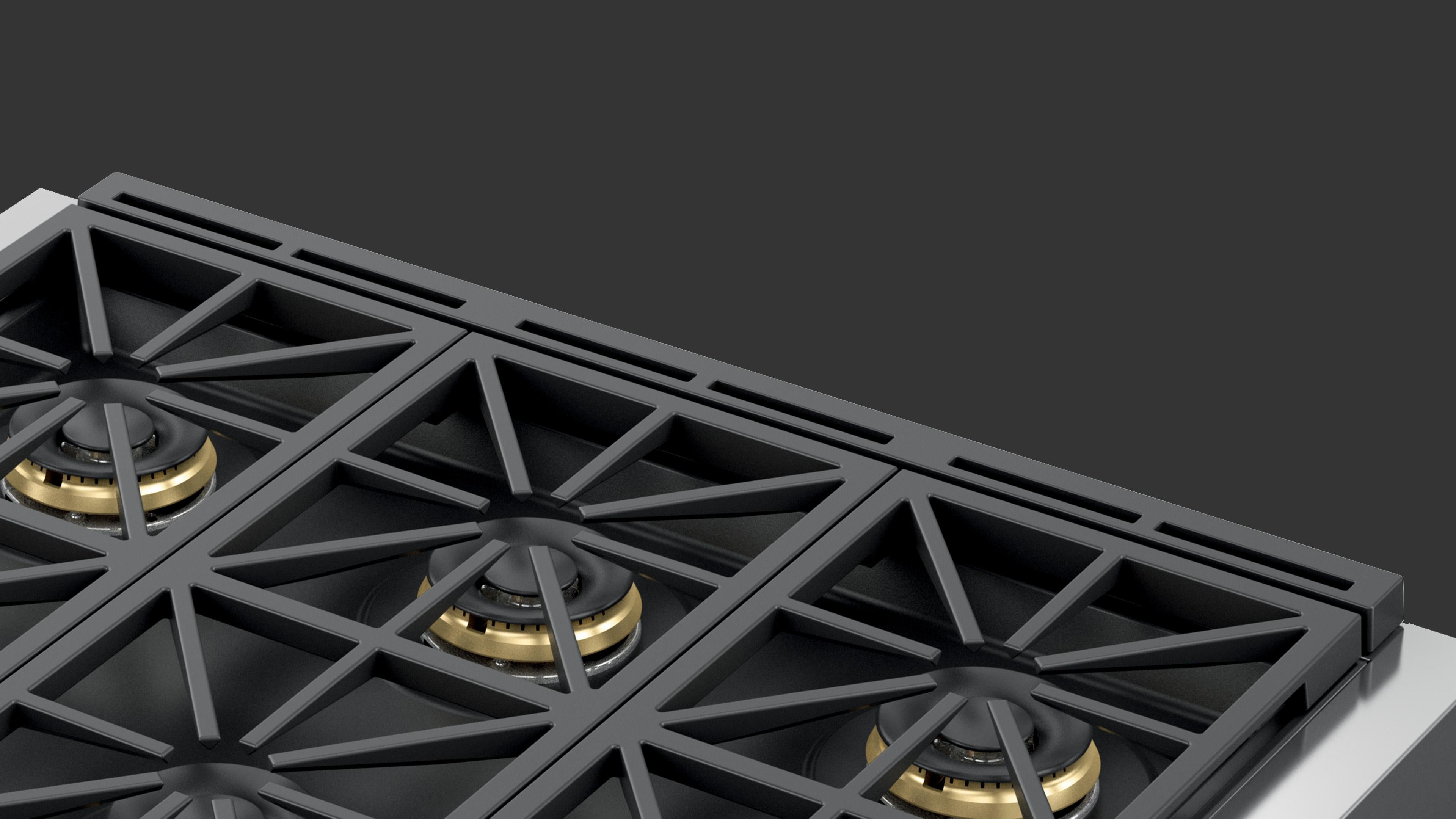 Fulgor - Island trim Cooking Accessory in Black - F6BG36BCI