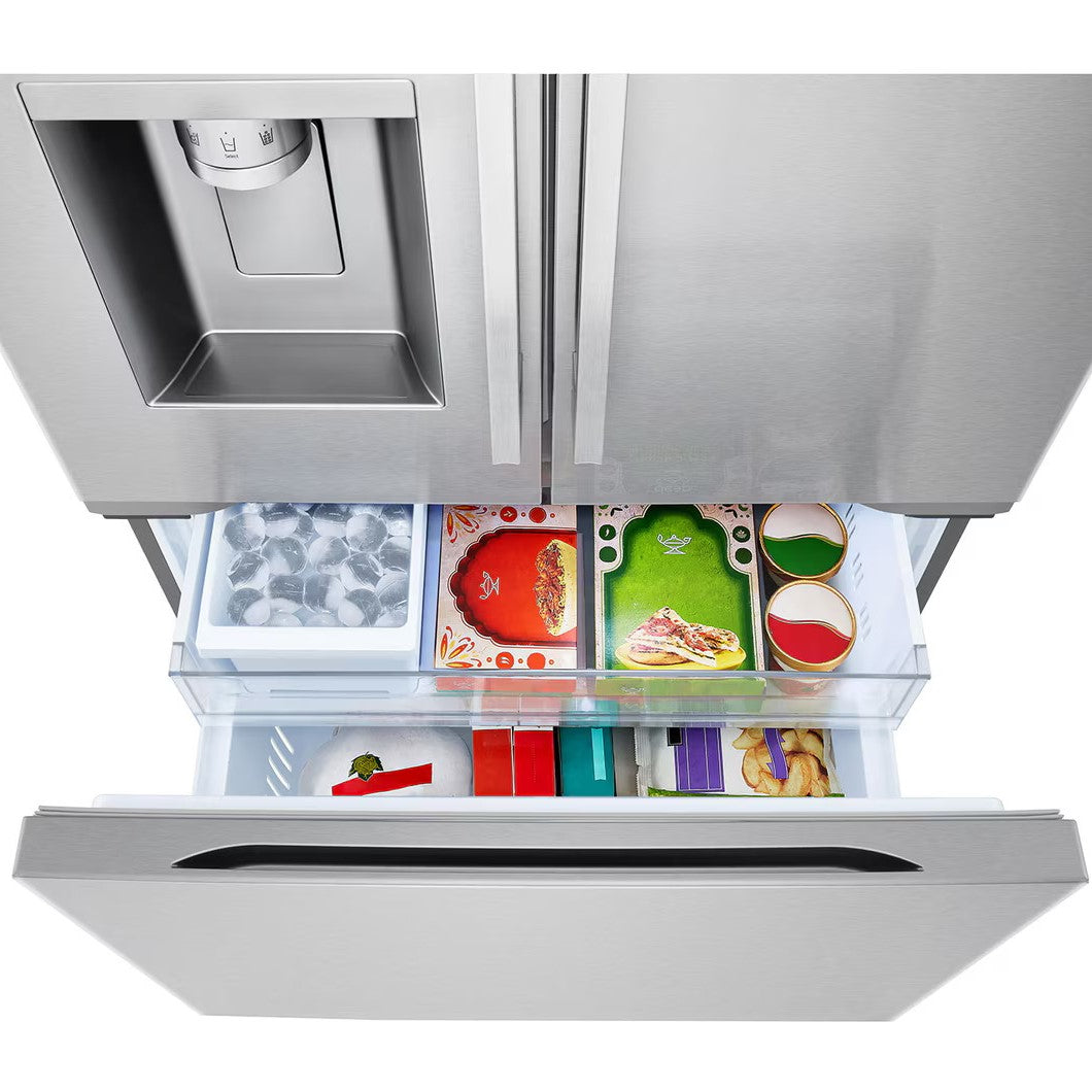 LG - 36 Inch 24 cu. ft Zero Clearance Counter Depth French Door Refrig