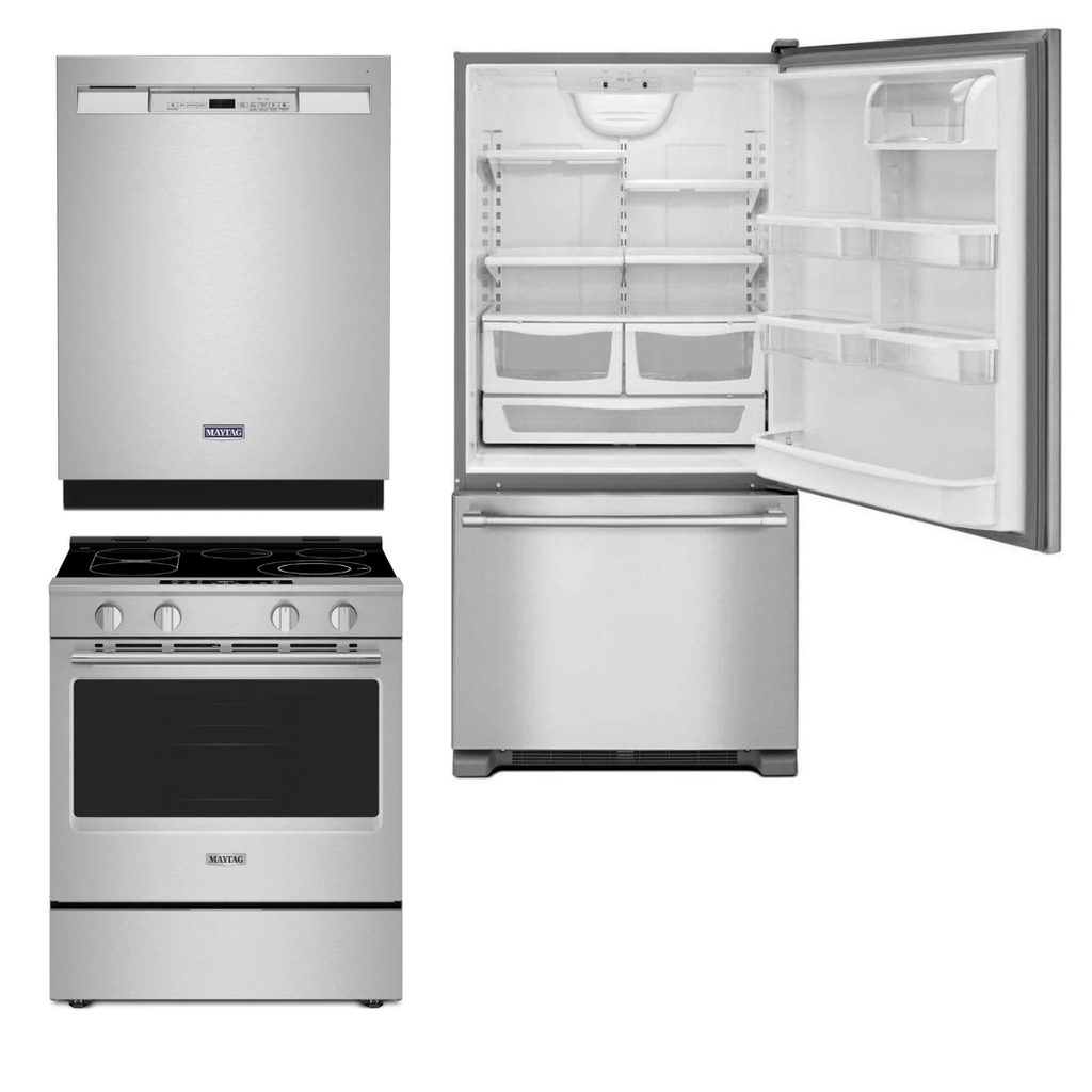 Maytag Kitchen Package - MDB4949SKZ, MBR1957FEZ, YMSES7030SZ