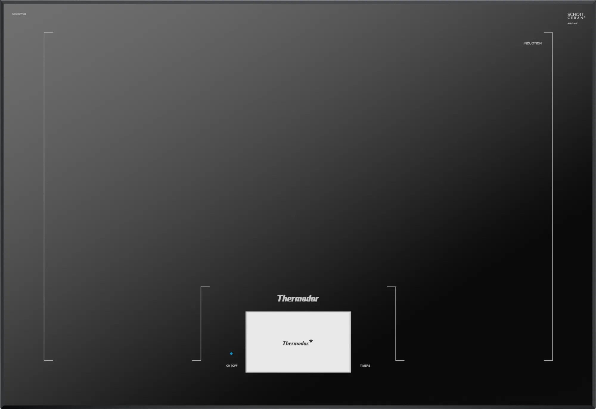 Thermador - 31 Inch Induction Cooktop in Grey - CIT30YWBB