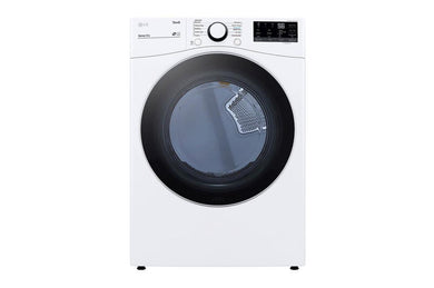 LG - 7.4 cu. Ft Electric Dryer in White - DLE3600W