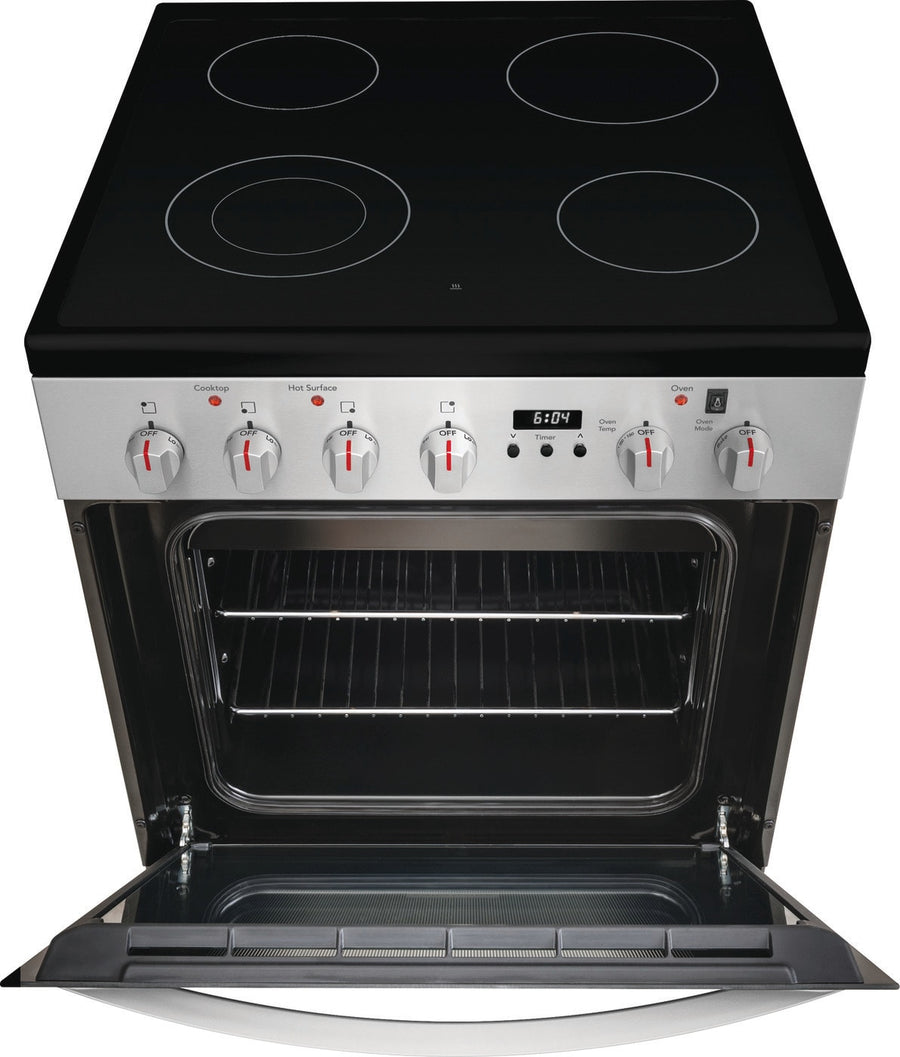 Frigidaire - 1.9 cu. ft Electric Range in Stainless - FCFE242CAS