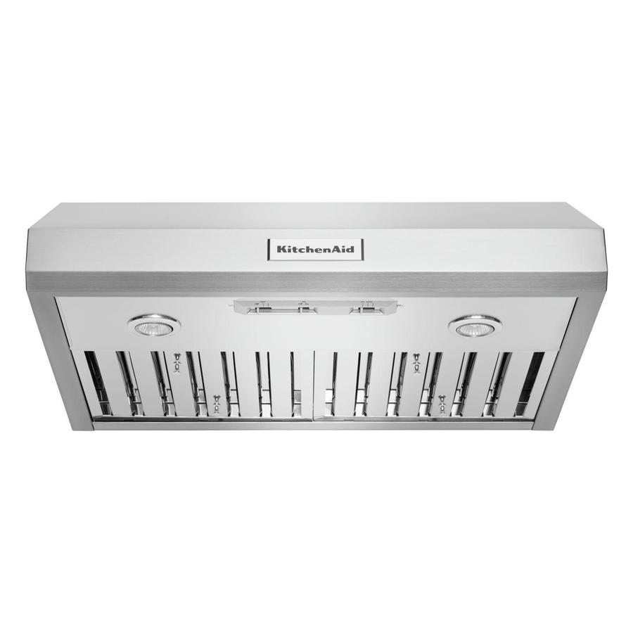 KitchenAid - 30 Inch 1170 CFM Under Cabinet Range Vent in Stainless