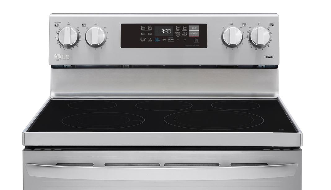 LG - 6.3 cu. ft Electric Range in Stainless - LREL6323S