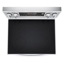 LG - 6.3 cu. ft Electric Range in Stainless - LREL6325F