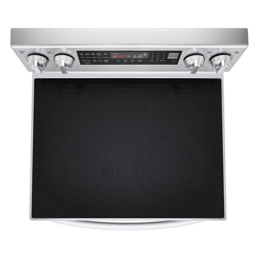 LG - 6.3 cu. ft Electric Range in Stainless - LREL6325F