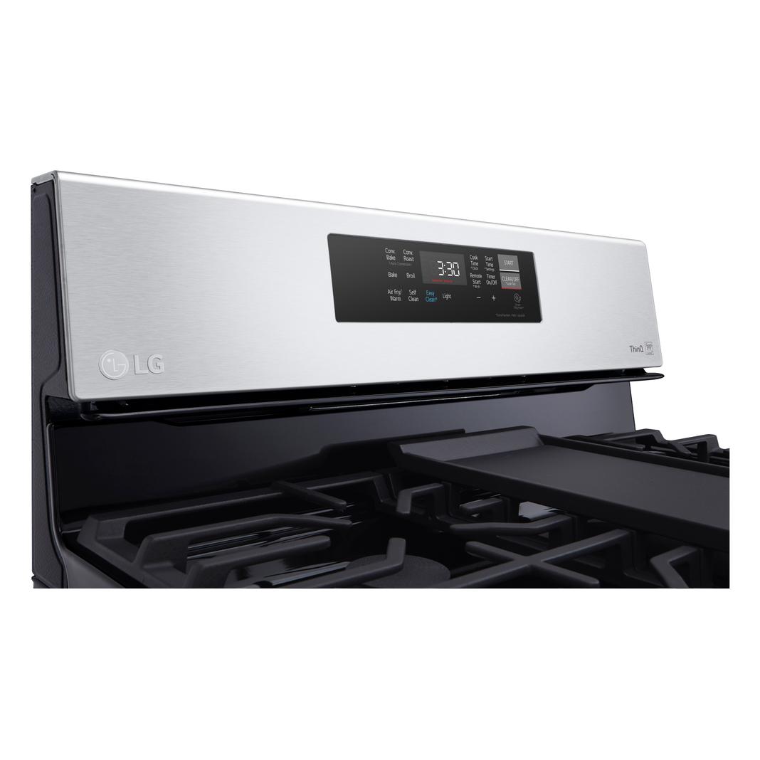 LG - 5.8 cu. ft Gas Range in Stainless - LRGL5823S