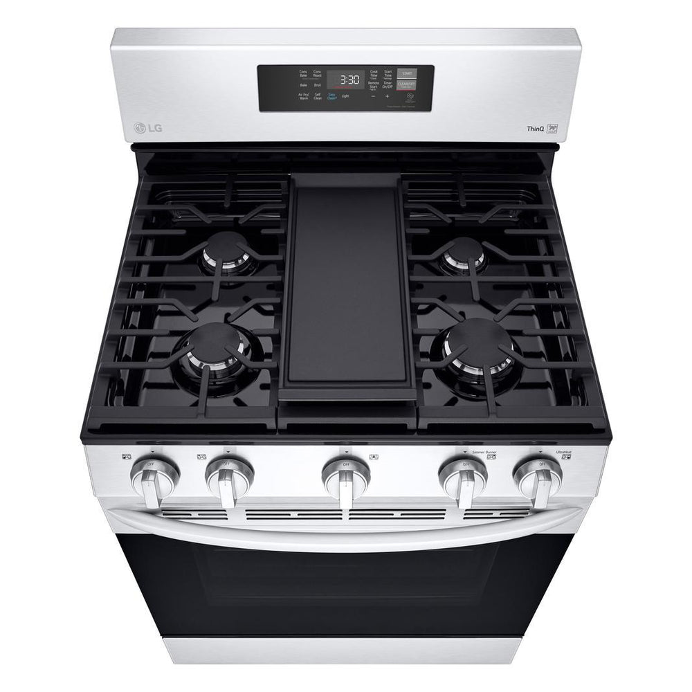 LG - 5.8 cu. ft Gas Range in Stainless - LRGL5823S