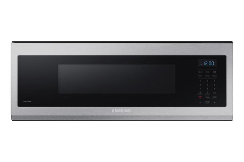 Samsung - 1.1 cu. Ft Over the range Microwave in Stainless - ME11A7510