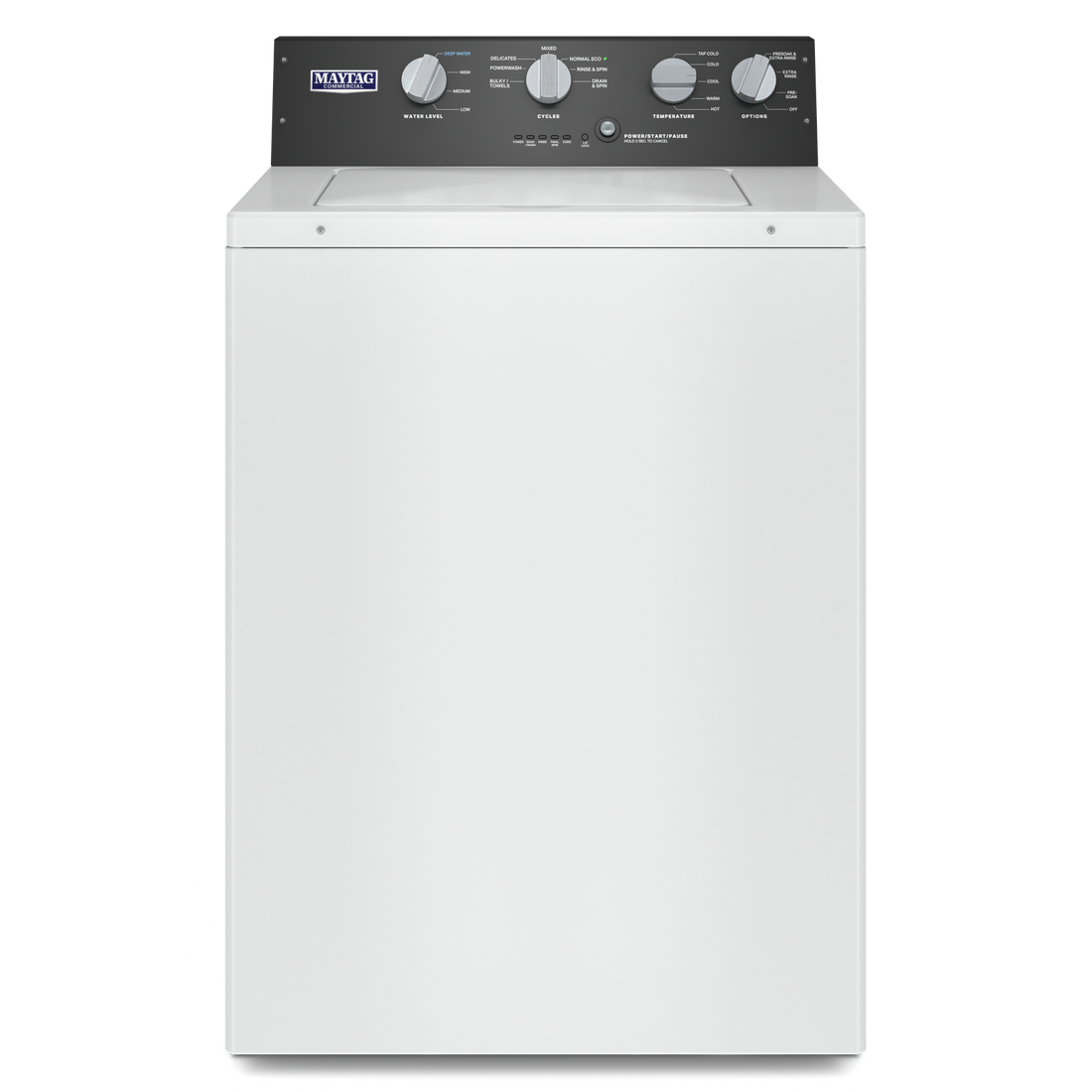 Maytag - 4 cu. Ft Commercial Top Load Washer in White - MVWP586GW