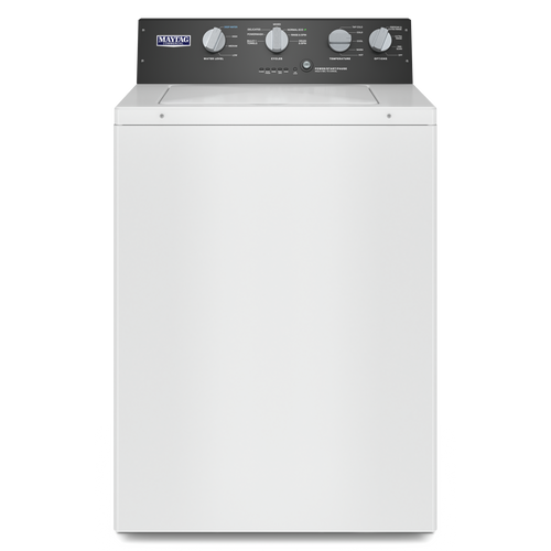 Maytag - 4 cu. Ft Commercial Top Load Washer in White - MVWP586GW