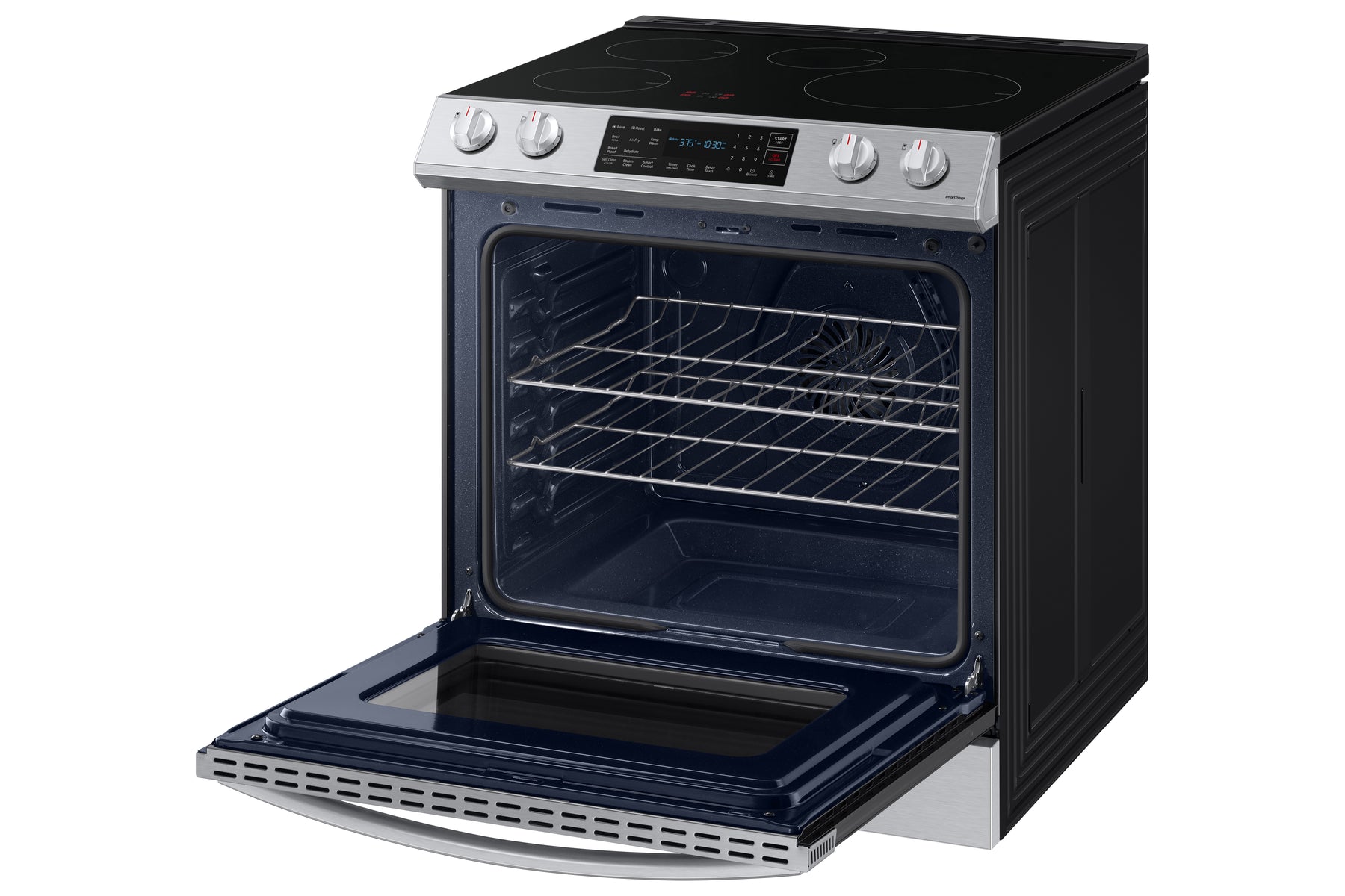 Samsung - 6.3 cu. ft Induction Range in Stainless - NE63B8411SS