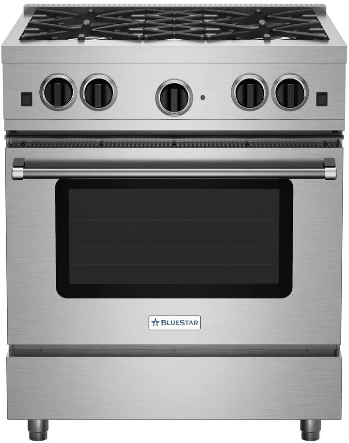 BlueStar - 4.5 cu. ft Gas Range in Stainless - RCS30SBV2LPLT