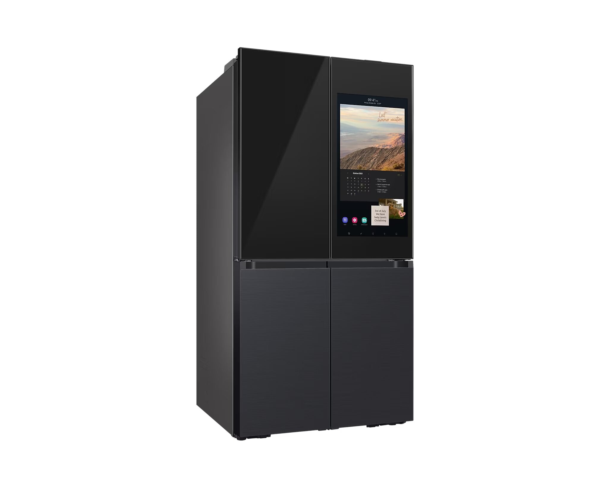 Samsung - 36 Inch 22.5 cu. ft French Door Refrigerator in Black Stainl