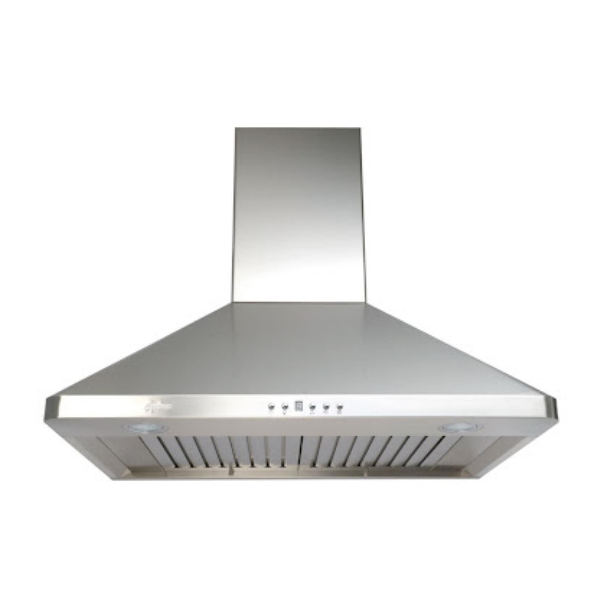 Cyclone - Pro series 30" 300 CFM Pyramid Wall Mount Range Hood in Stai