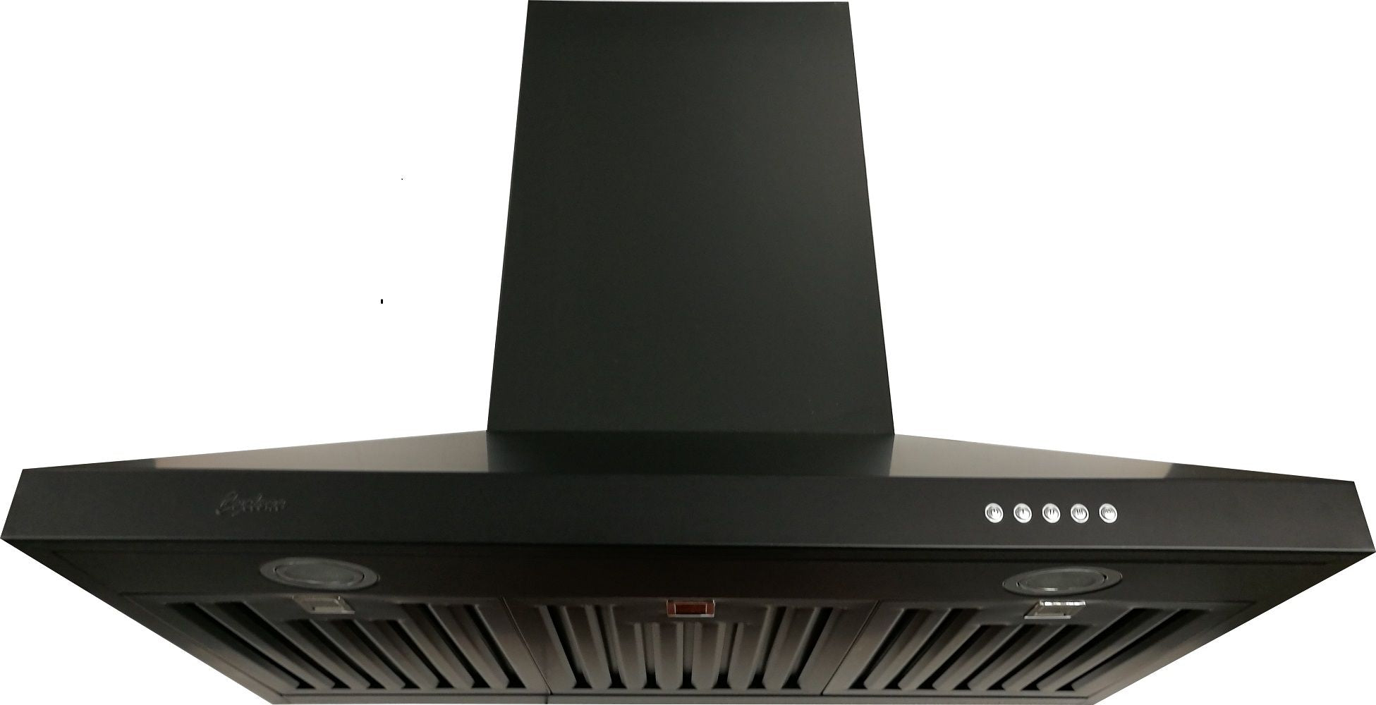 Cyclone - 30" 300 CFM Pyramid Shape Wall Mount Range Hood in Matte Bla
