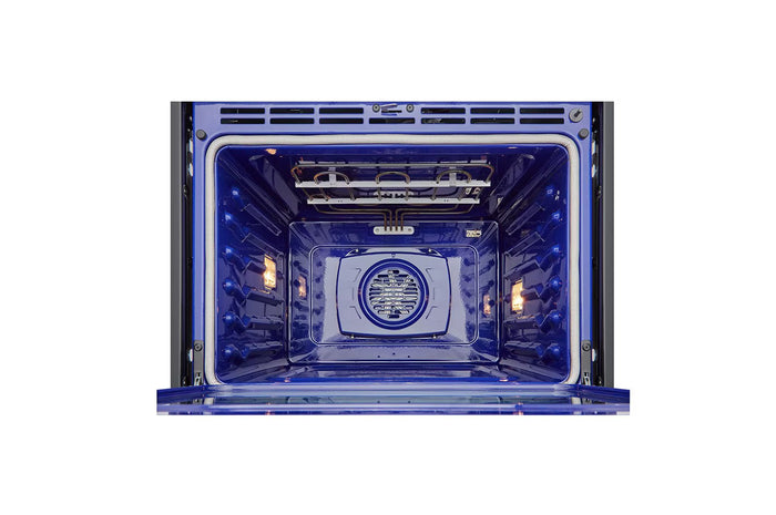 LG - 4.7 cu. ft Single Wall Oven in Stainless - WSEP4723F