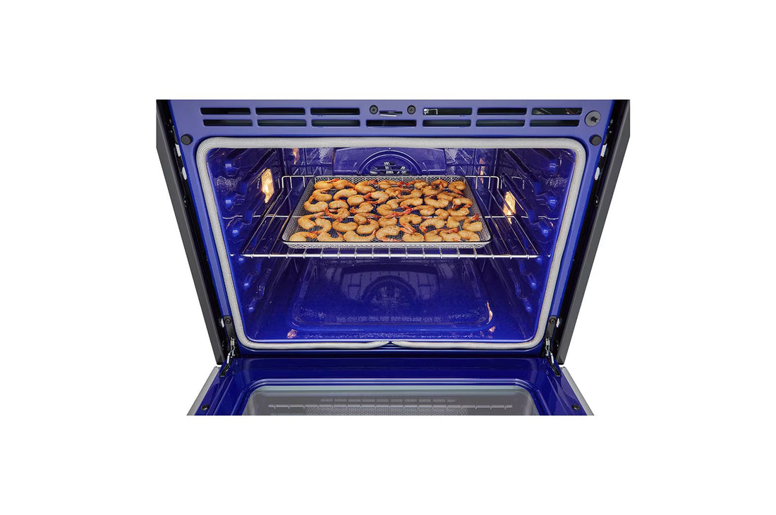 LG - 4.7 cu. ft Single Wall Oven in Stainless - WSEP4723F