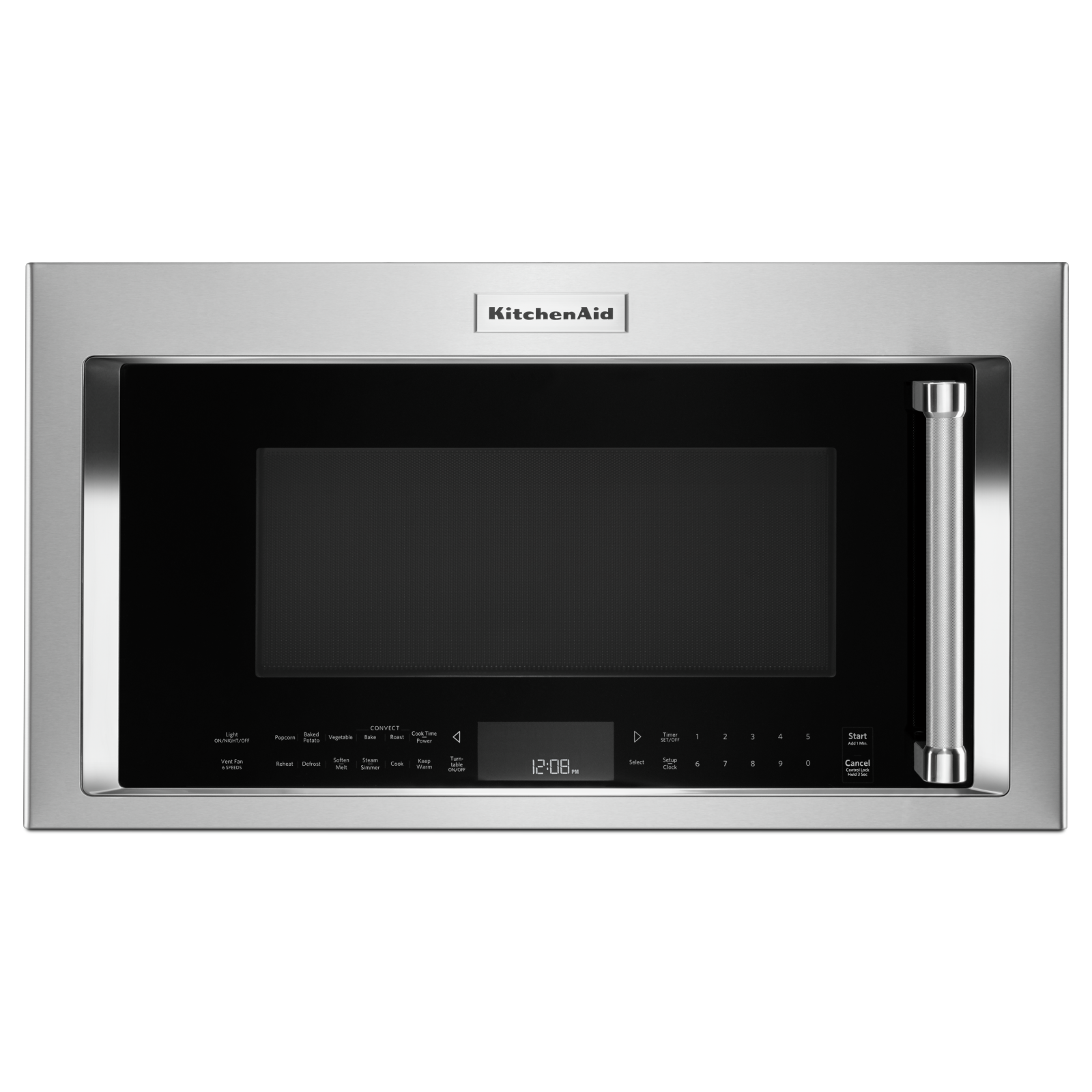 KitchenAid - 1.9 cu. Ft Over the range Microwave in Stainless - YKMHC3